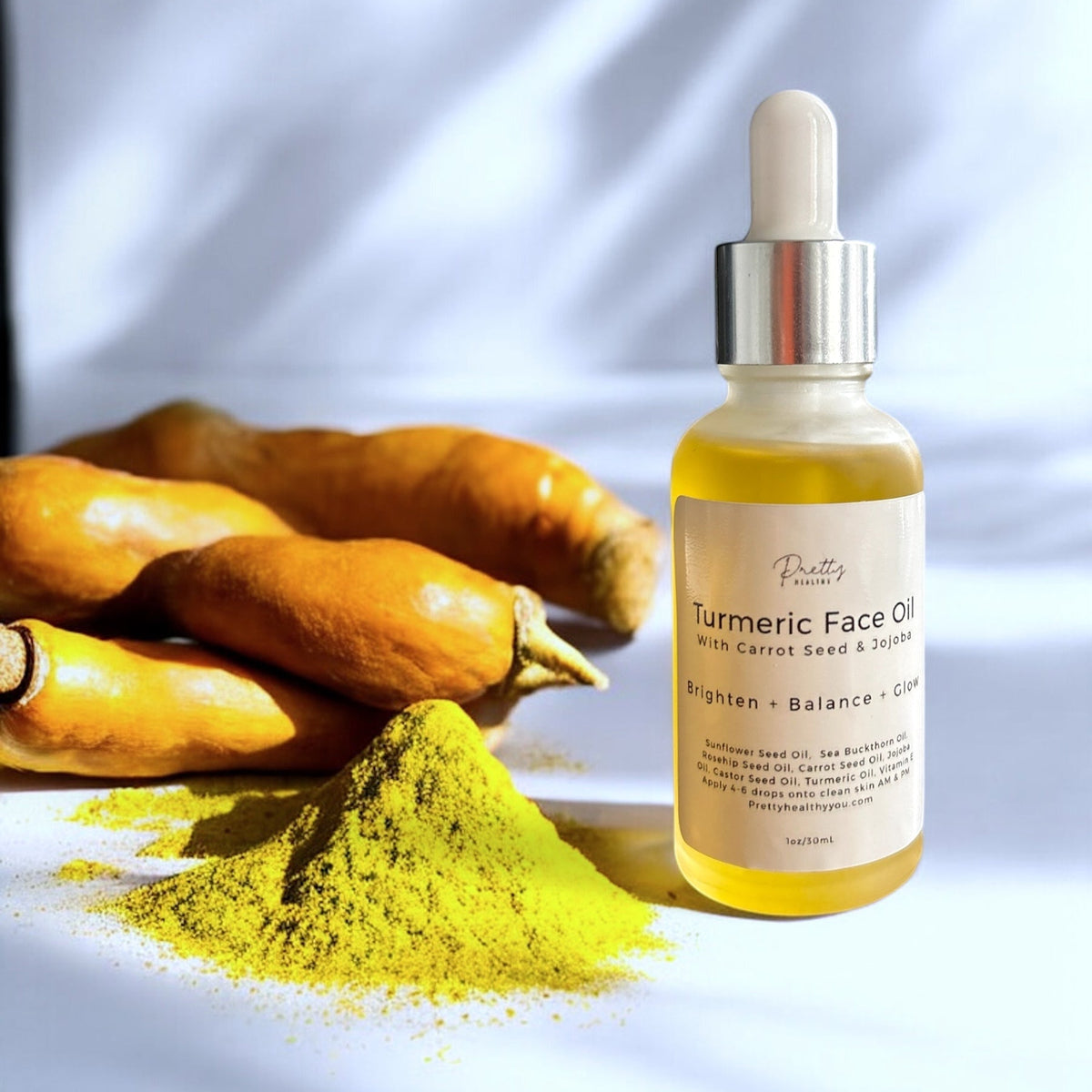 Turmeric Glow Face Oil – Pretty Healthy